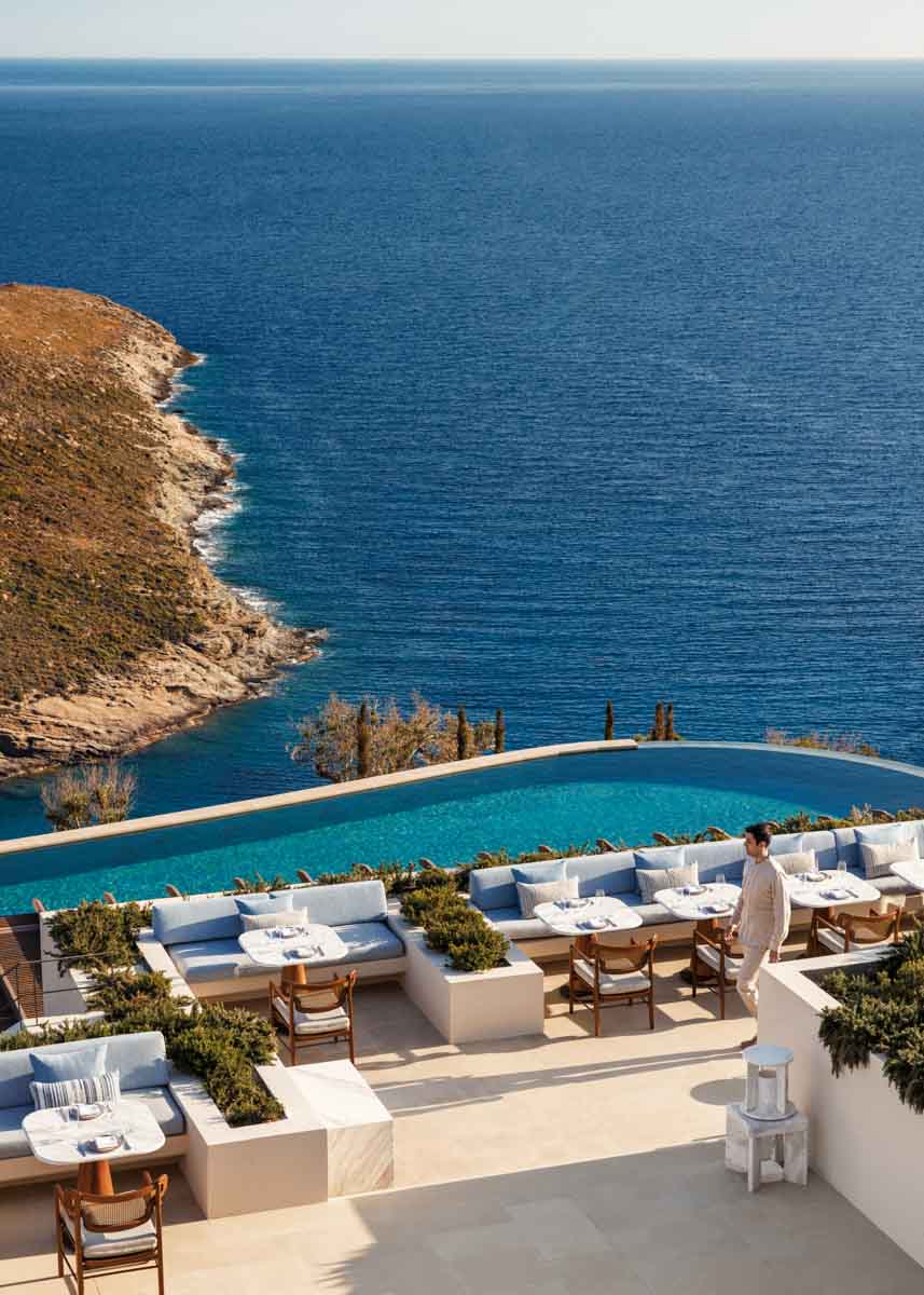 One&Only Kéa island, Greece – Atria -Terrace Seating – Vert – 2415 ...